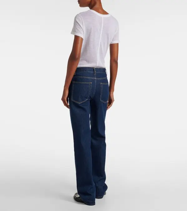 THE ROW Carlyl Mid-rise Straight Jeans