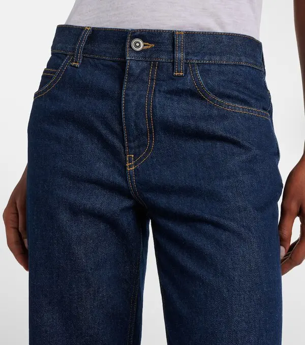 THE ROW Carlyl Mid-rise Straight Jeans