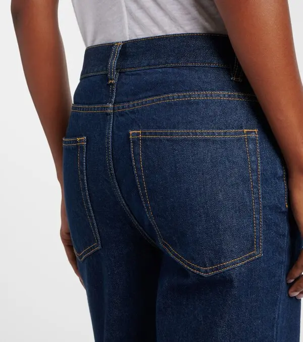 THE ROW Carlyl Mid-rise Straight Jeans