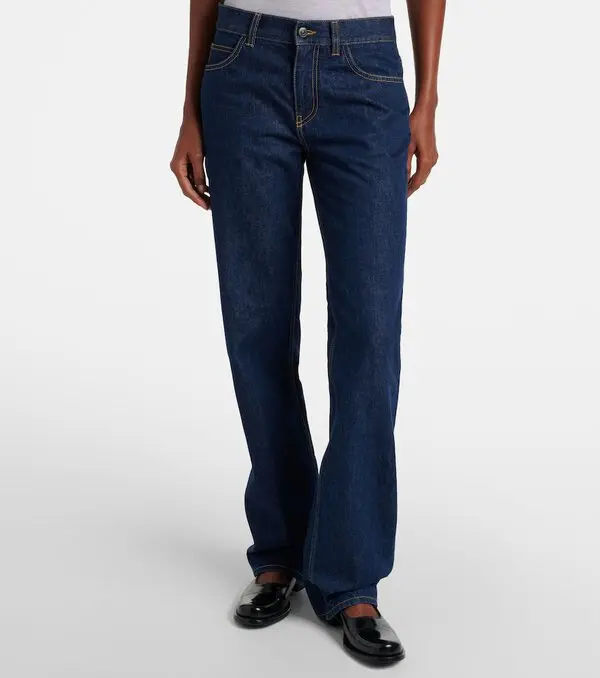 THE ROW Carlyl Mid-rise Straight Jeans