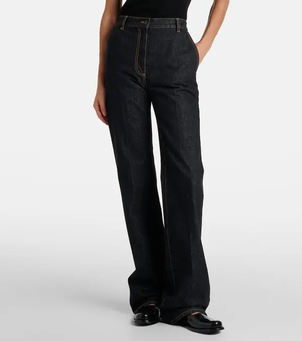 THE ROW Vita Straight Leg Jeans