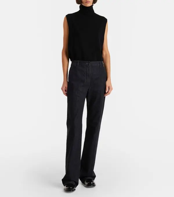 THE ROW Vita Straight Jeans