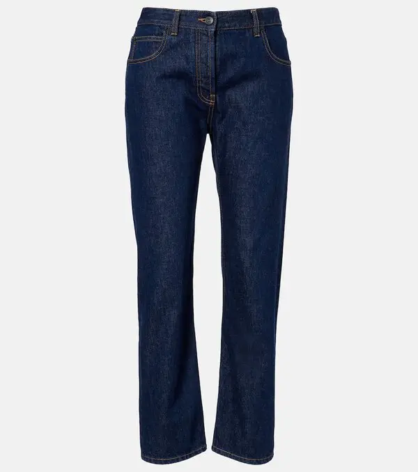 THE ROW Riaco Mid-rise Straight Jeans