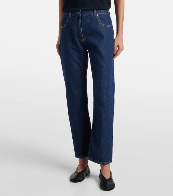 THE ROW Riaco Mid-rise Straight Jeans