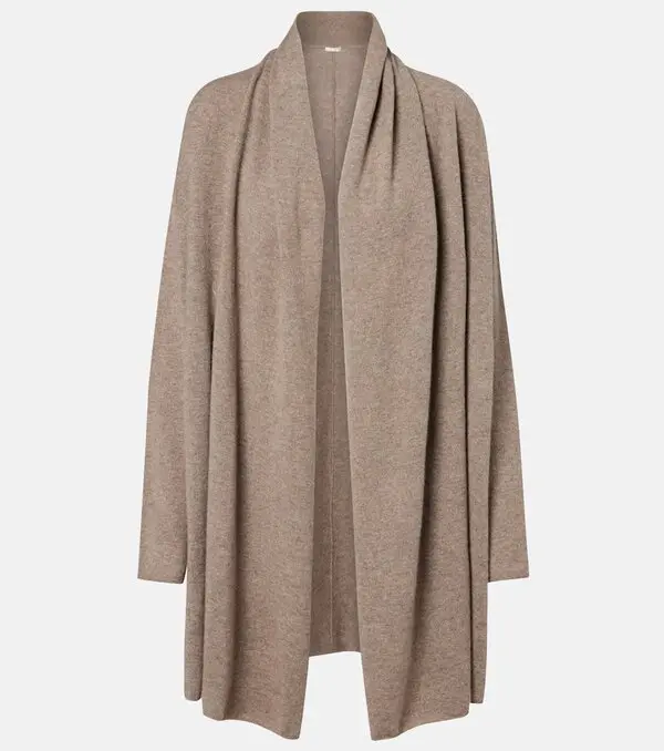THE ROW Merin Cashmere Cardigan - Beige