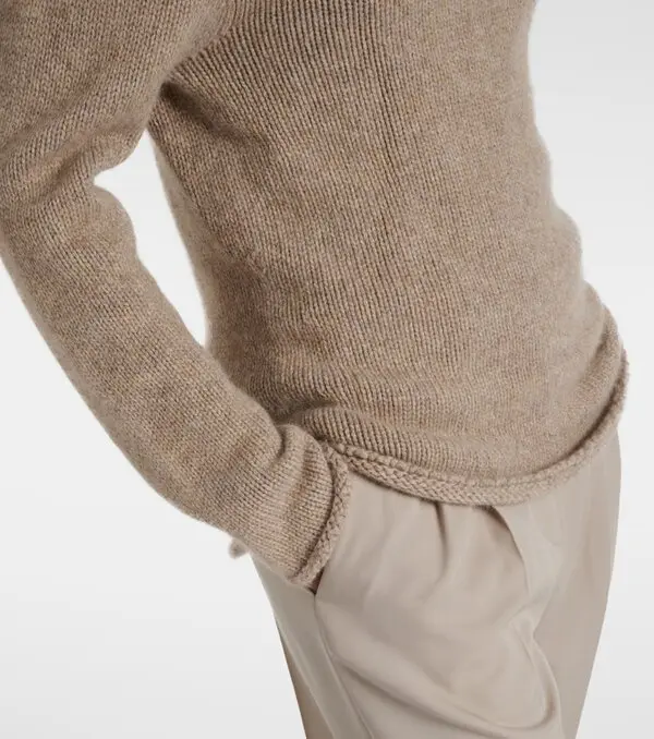 THE ROW Mariam Cashmere Turtleneck Sweater