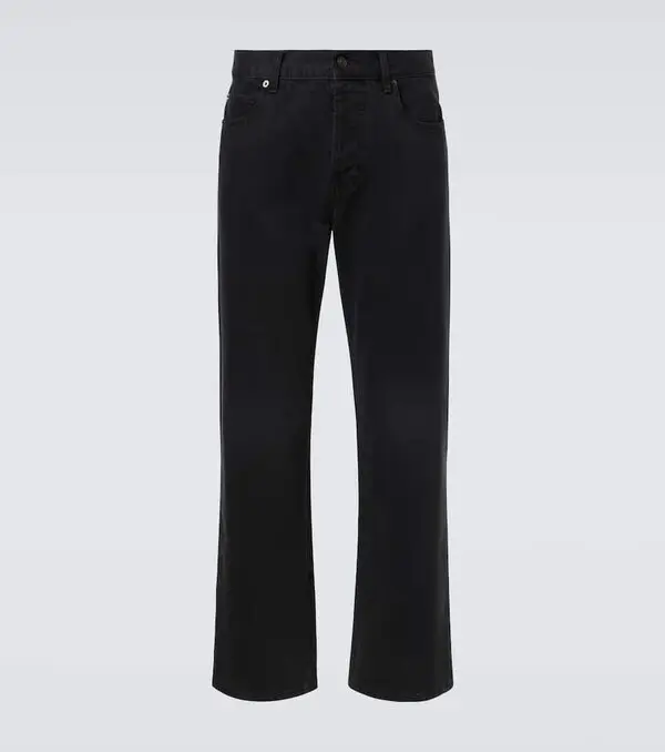 THE ROW Rossen Straight Jeans - Black