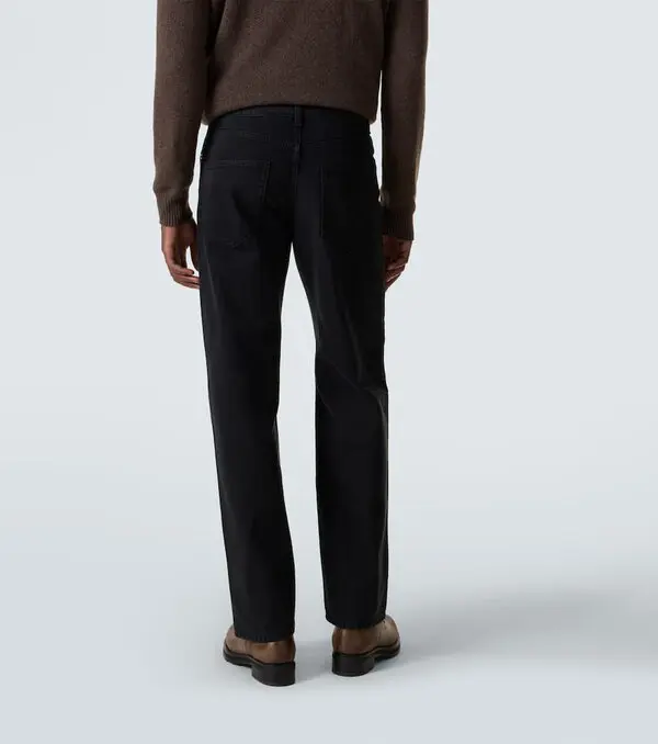 THE ROW Rossen Straight Jeans - Black