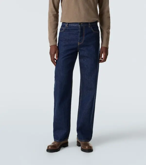 THE ROW Rossen Straight Jeans In Indigo - Blue