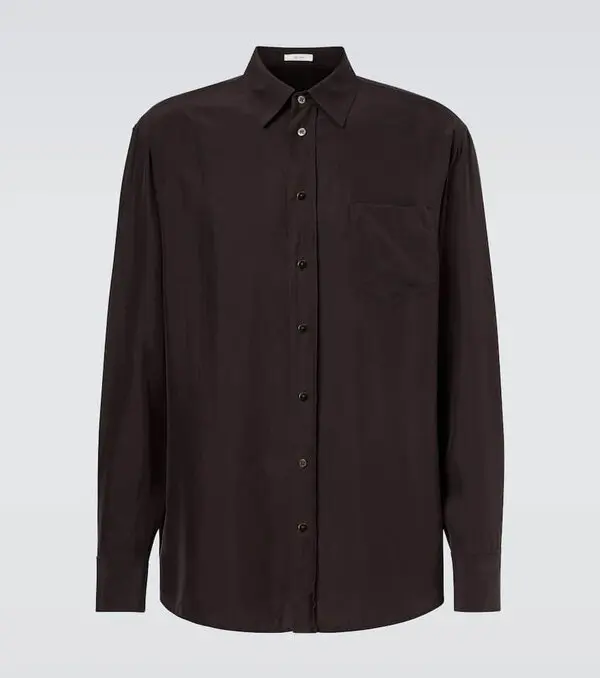 THE ROW Fiska Silk Shirt