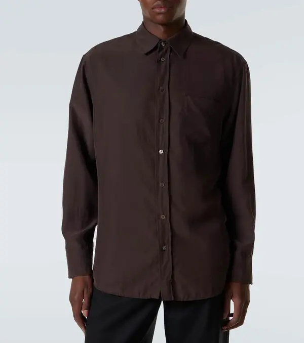 THE ROW Fiska Silk Shirt
