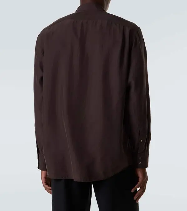 THE ROW Fiska Silk Shirt