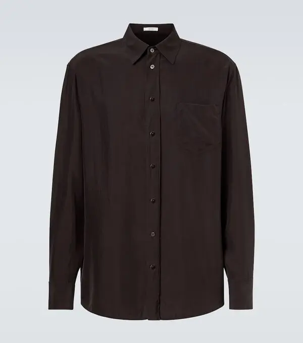 THE ROW Fiska Silk Shirt