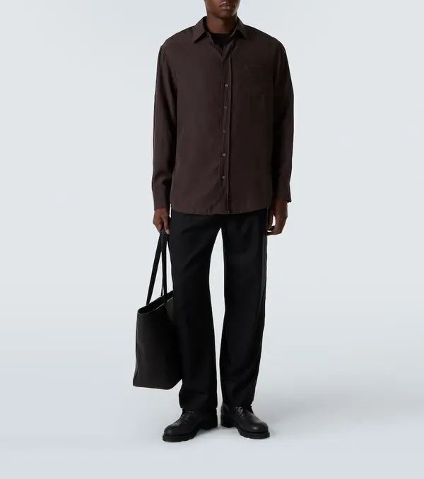THE ROW Fiska Silk Shirt