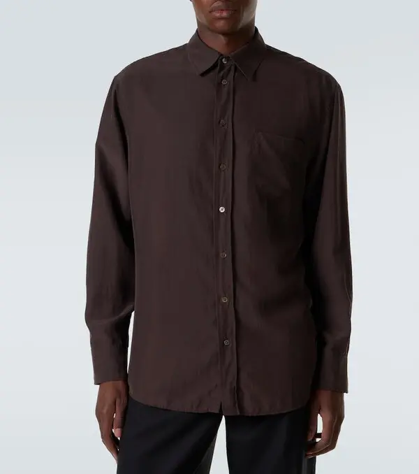 THE ROW Fiska Silk Shirt