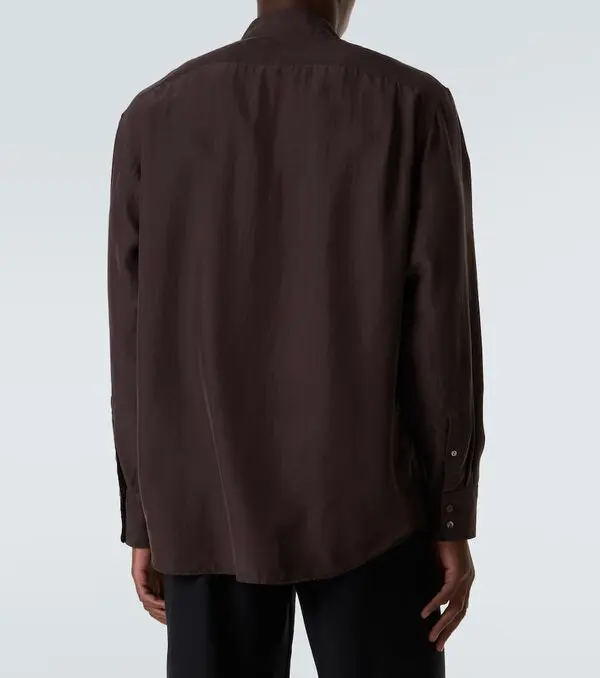 THE ROW Fiska Silk Shirt