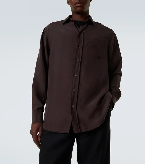 THE ROW Fiska Silk Shirt