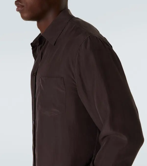 THE ROW Fiska Silk Shirt