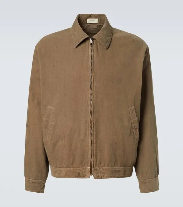 THE ROW Noggu Cotton Corduroy Jacket - Brown