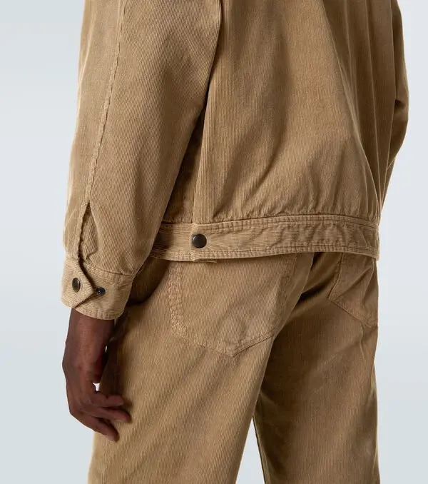 THE ROW Noggu Cotton Corduroy Jacket - Brown