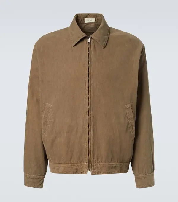 THE ROW Noggu Cotton Corduroy Jacket - Brown