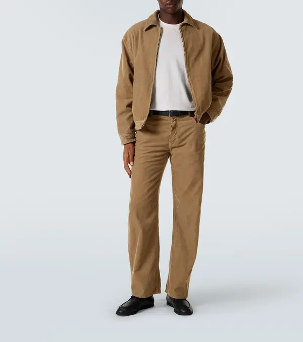 THE ROW Noggu Cotton Corduroy Jacket - Brown