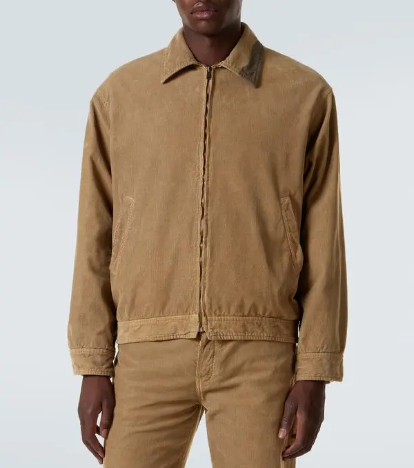 THE ROW Noggu Cotton Corduroy Jacket - Brown