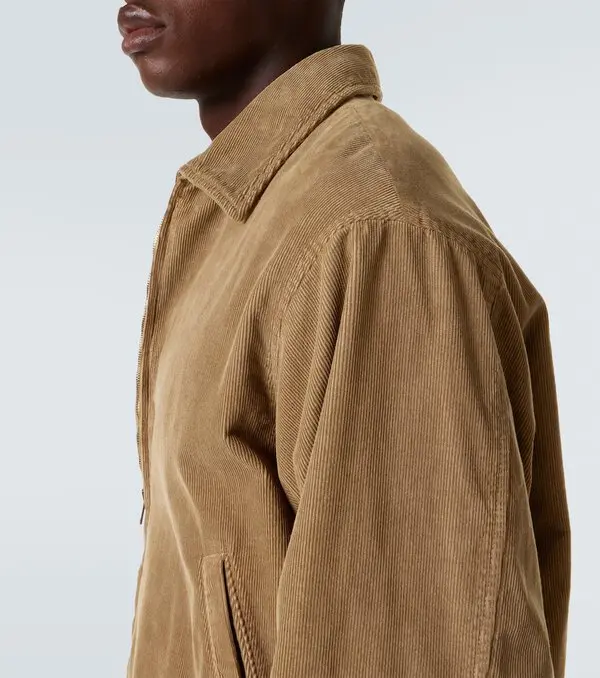 THE ROW Noggu Cotton Corduroy Jacket - Brown
