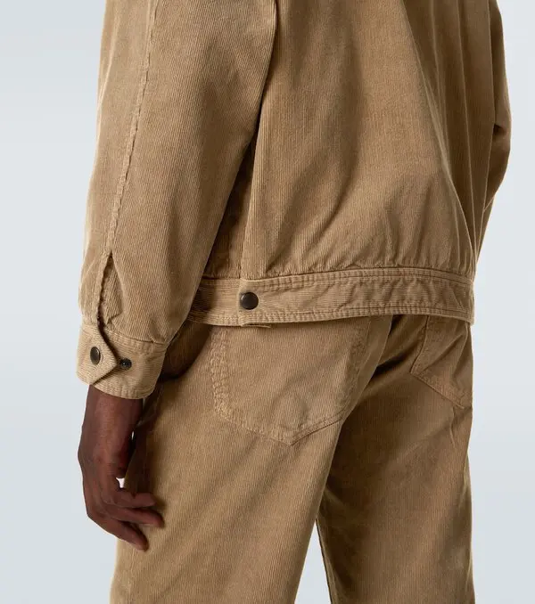 THE ROW Noggu Cotton Corduroy Jacket - Brown