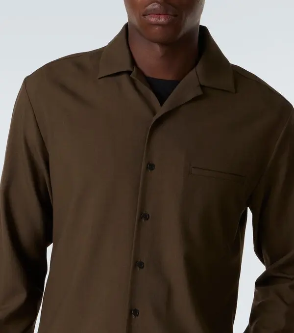 THE ROW Kanta Wool Shirt