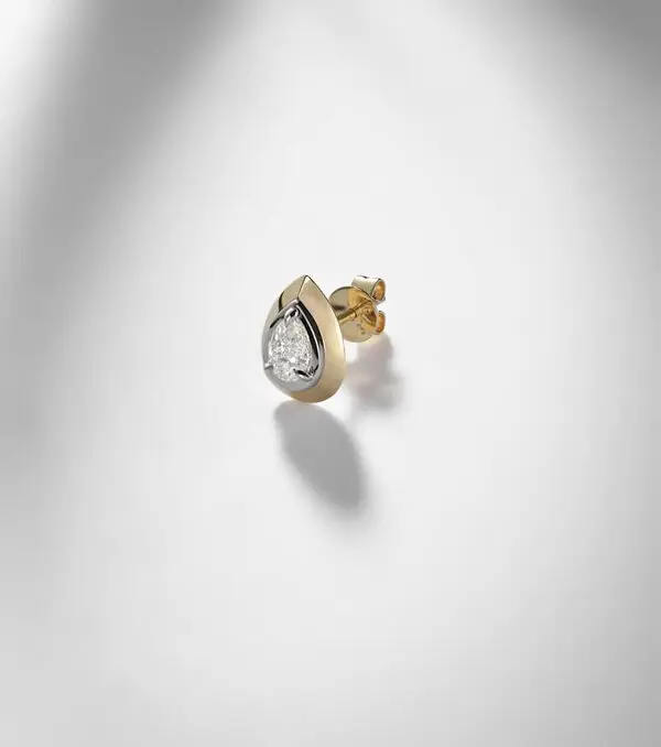 RAINBOW K 9kt Single Earring With Diamond