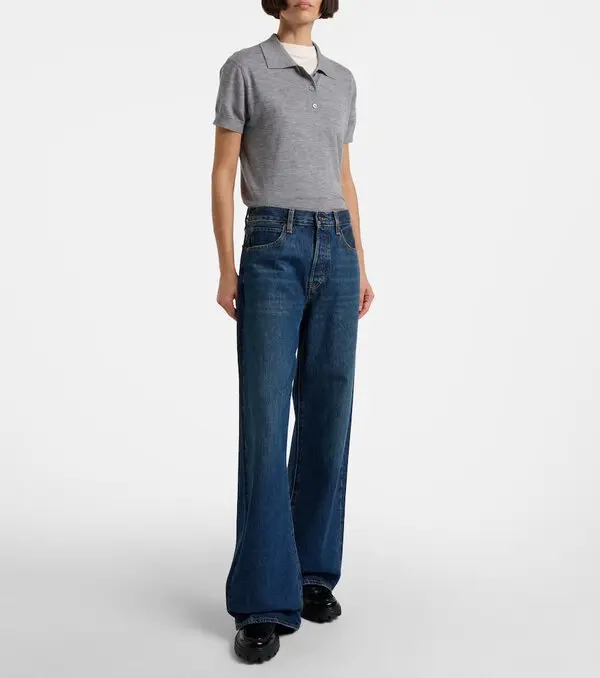 FRAME Loose Low-rise Wide-leg Jeans