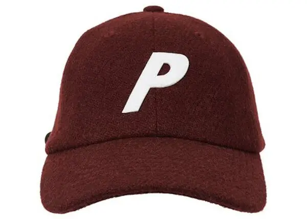 PALACE Harris Tweed 6-panel Cap - Maroon