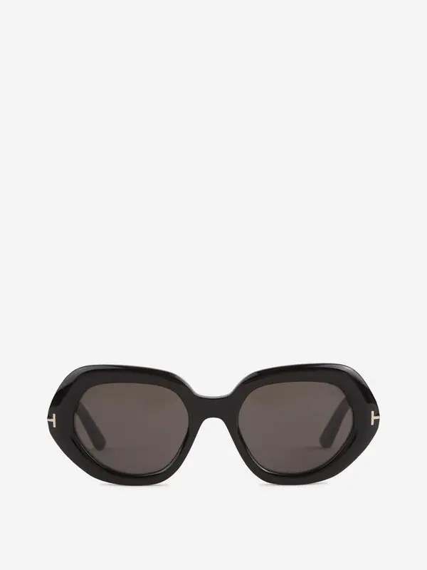 TOM FORD Round Frame Sunglasses - Black