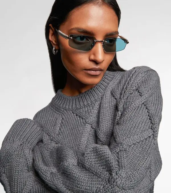 Cartier Clash De Rectangle Sunglasses