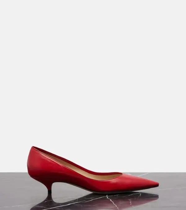 THE ROW Liisa Leather Pumps