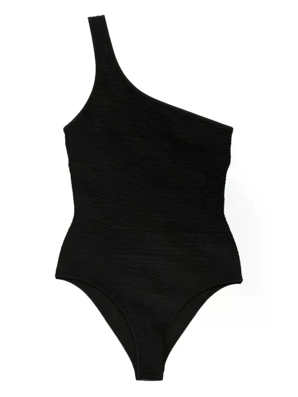DUSKII One-shoulder One-piece Swimsuit - Black