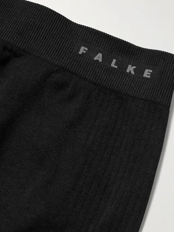 Falke Recycled Ribbed-knit Ski Tights
