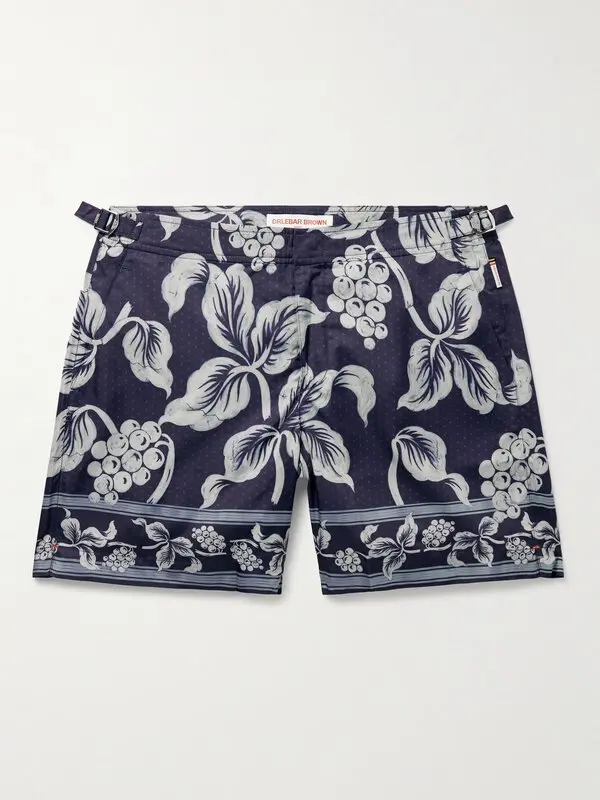Orlebar Brown Bulldog Petralis Printed Swim Shorts - Blue