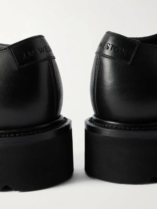 J.M. WESTON Leather Derby Shoes