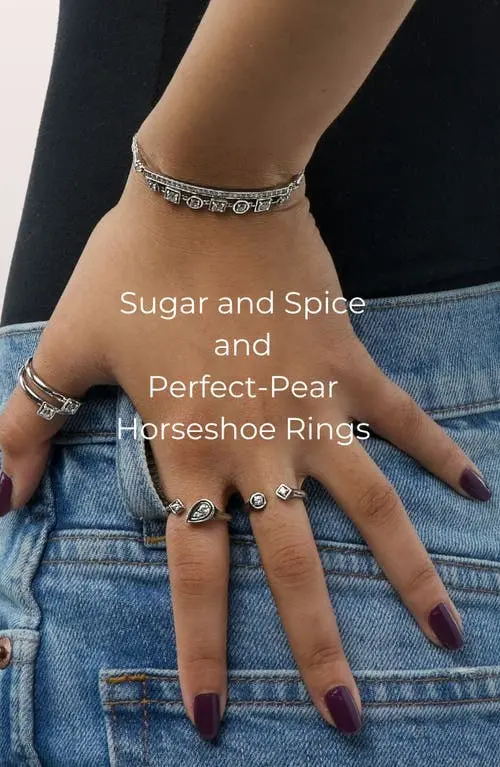 SEED2STONE Horseshoe Ring With Lab-grown Diamonds