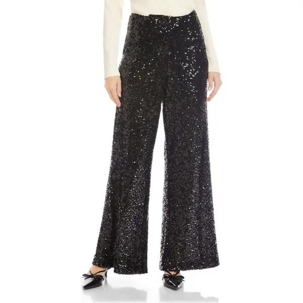 Fifteen Twenty Lynette Wide Leg Sequin Pants