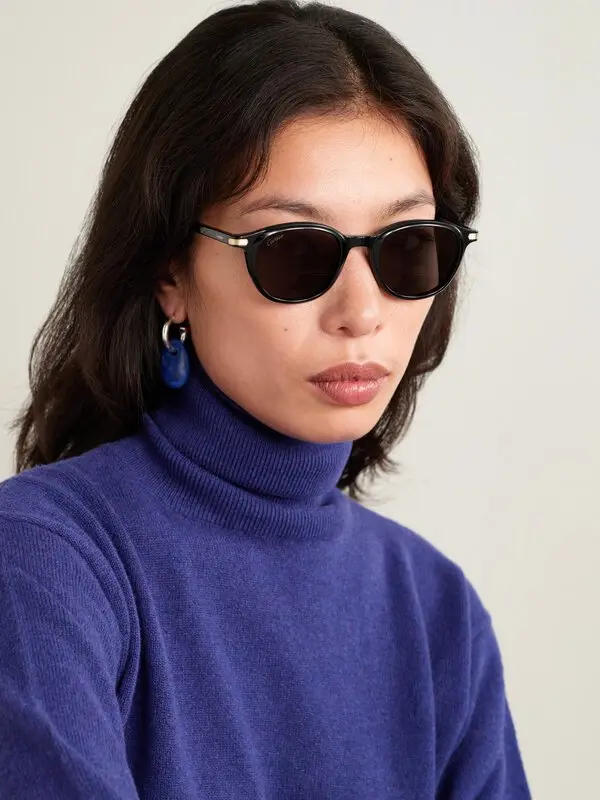 Cartier Godron De D-frame Sunglasses