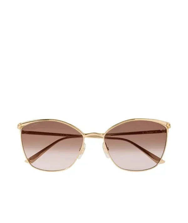 Cartier Panthère Classic Cat-eye Sunglasses - Gold