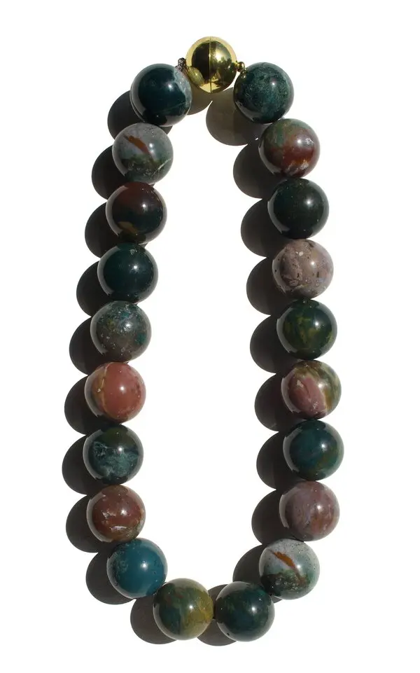 Vertigo Gold-plated Vermeil Agate Choker Necklace