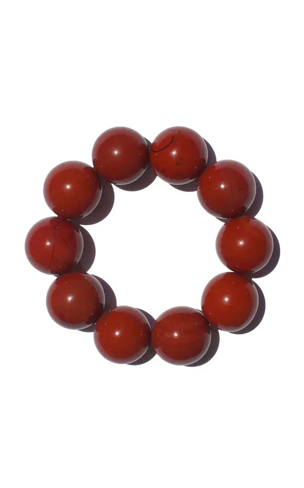 Vertigo Poppy Jasper Beaded Bracelet