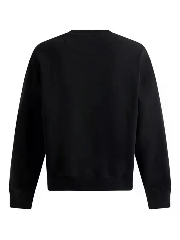Bally Graphic Embroidered Sweatshirt - Black