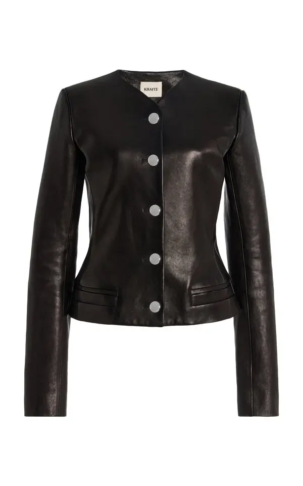 Khaite Nara Leather Jacket