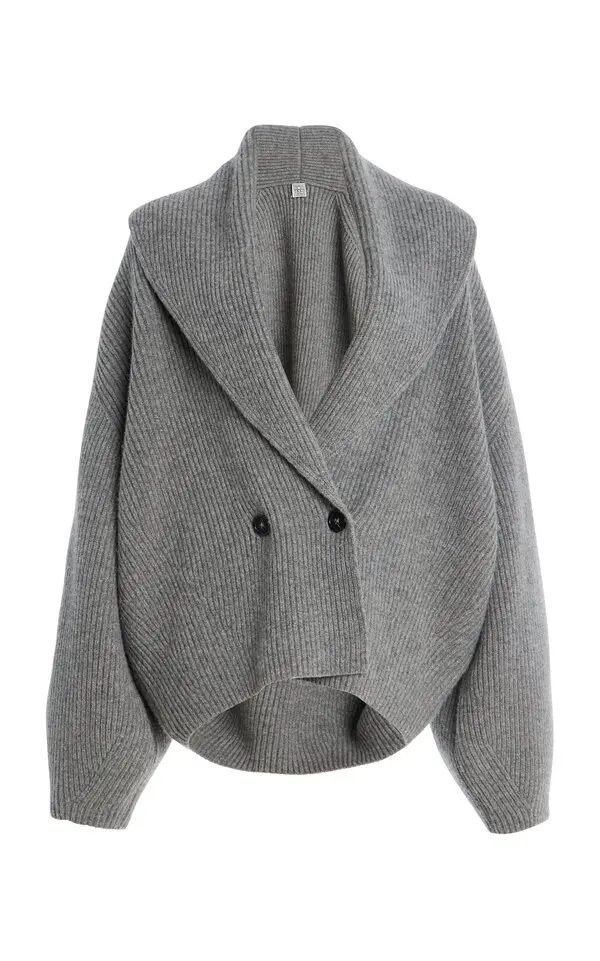 TOTEME Shawl-lapel Wool Cardigan