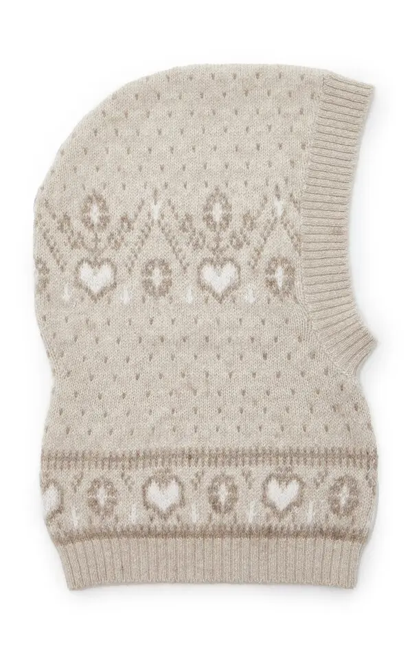 Khaite Caspian Cashmere Balaclava - Ivory